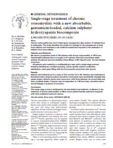 Chronic osteomyelitis - BONESUPPORT